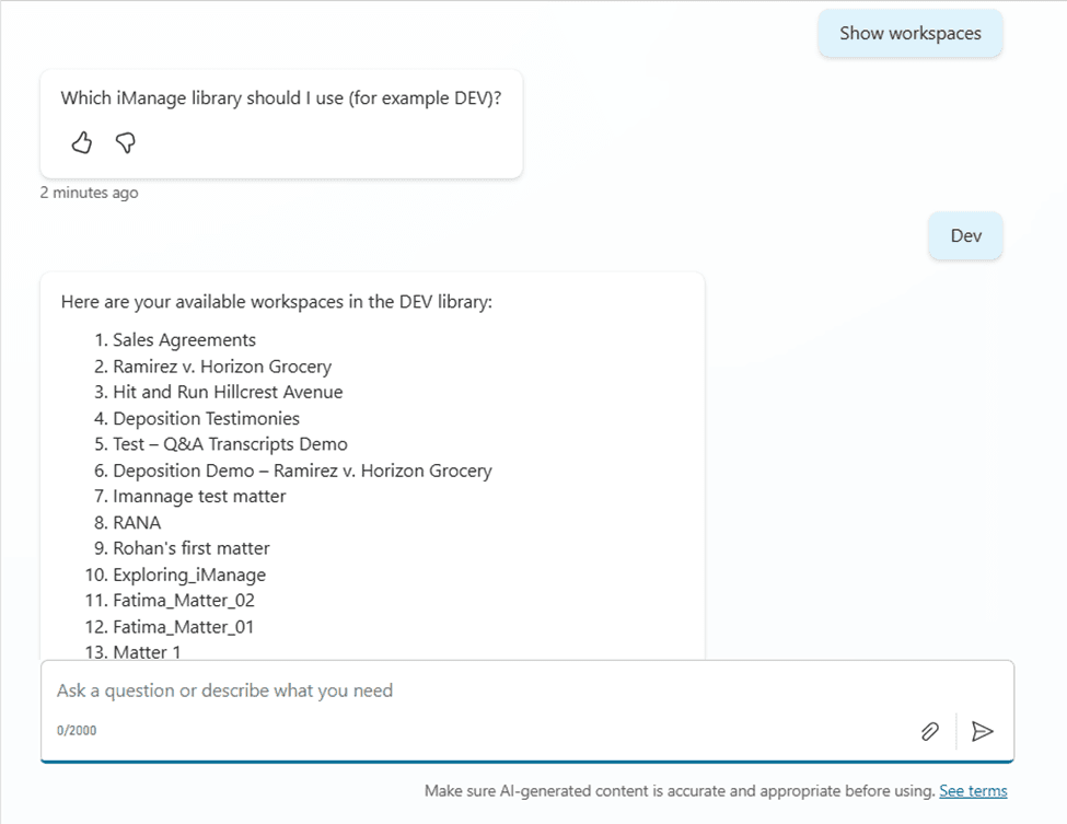 AI for Litigation Using Microsoft 365 Copilot, Copilot Studio, iManage ...